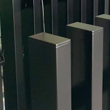 Rectangle End Cap - Radius Edge